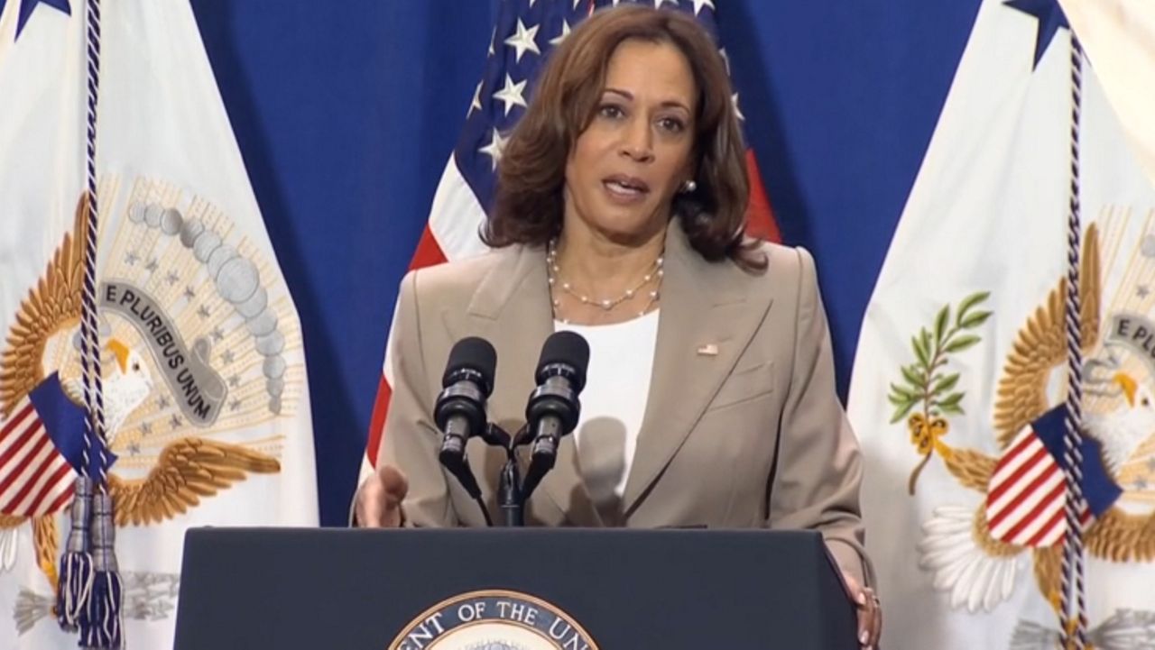 VP Harris visits N.C., touts prescription drug cost caps