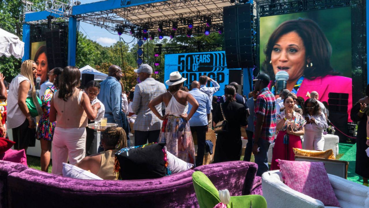Vice President Harris hosts hip-hop 50th anniversary party