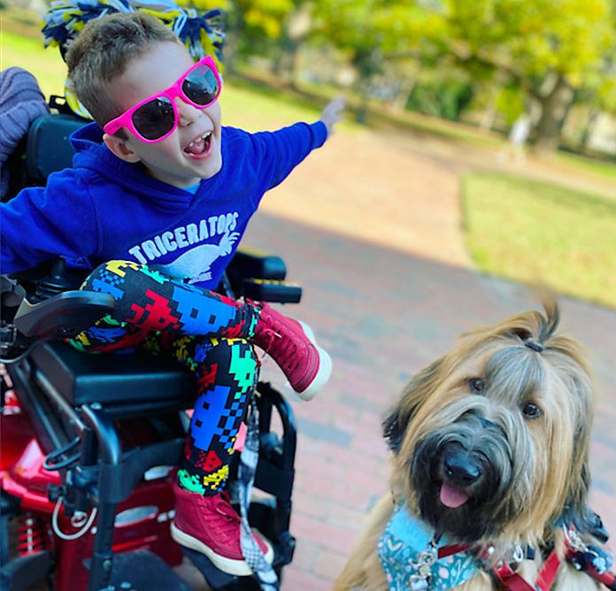 10-year-old with muscular dystrophy advocates for inclusion