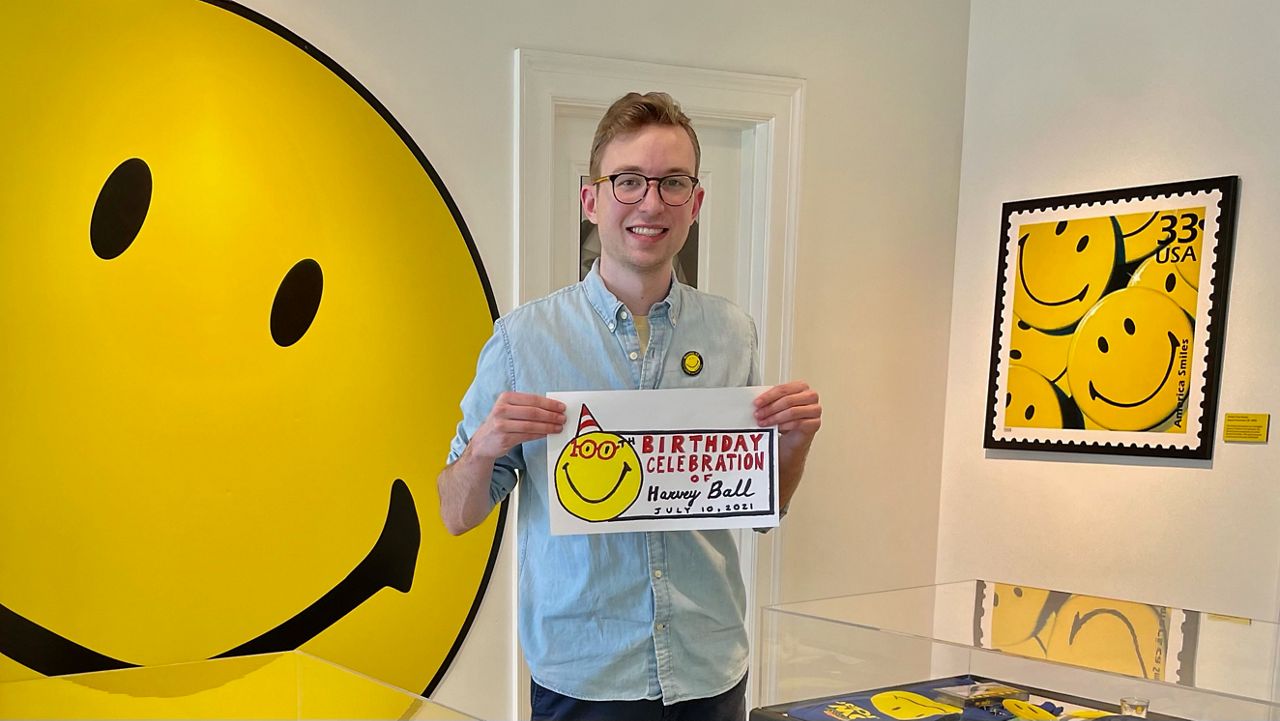 Harvey Ball 100th Birthday logo contest design winner