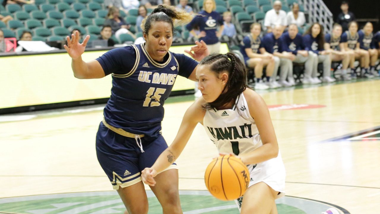 UC Davis deals Hawaii women's basketball team a defeat