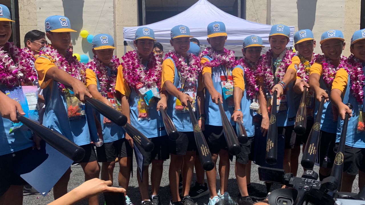 World champion Honolulu Little League team honored