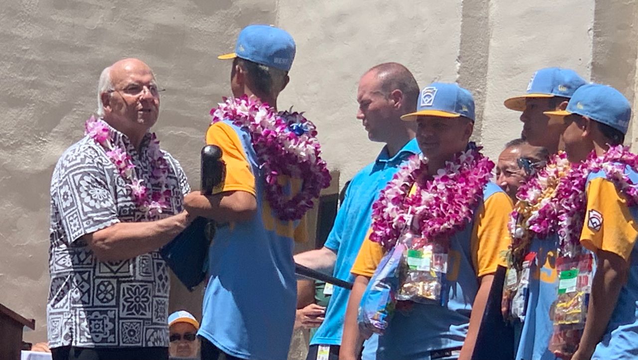 World champion Honolulu Little League team honored