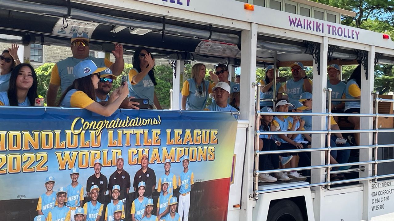 World champion Honolulu Little League team honored