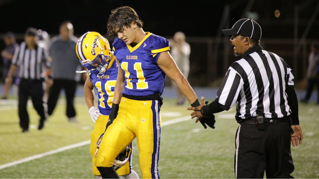 Pearl City survives late onslaught from Kaiser football