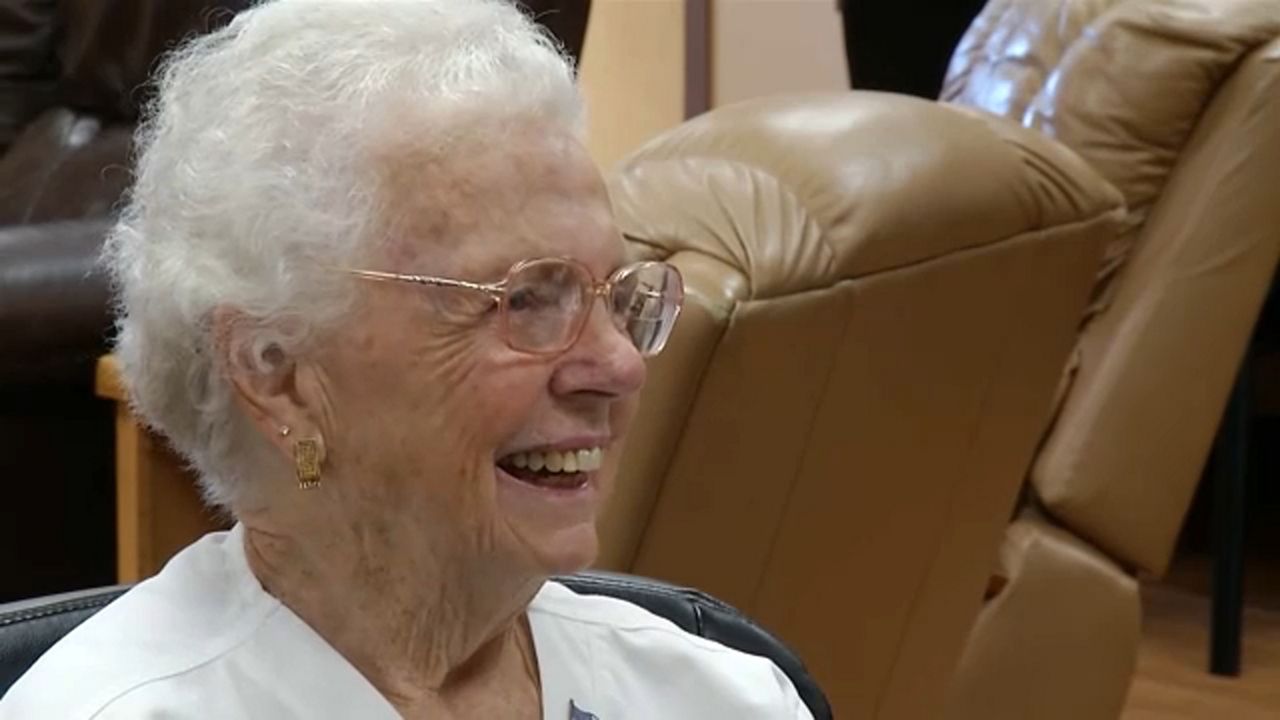 At 92, she's a hero to those in need