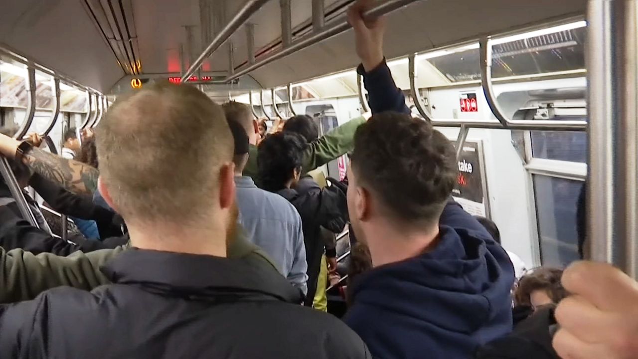 A First-Person View of a Ride on the Reduced-Service L Train
