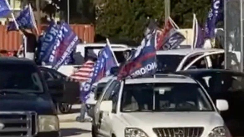 Rule-Breaking Rally? Plant High School Students Show Support for Trump