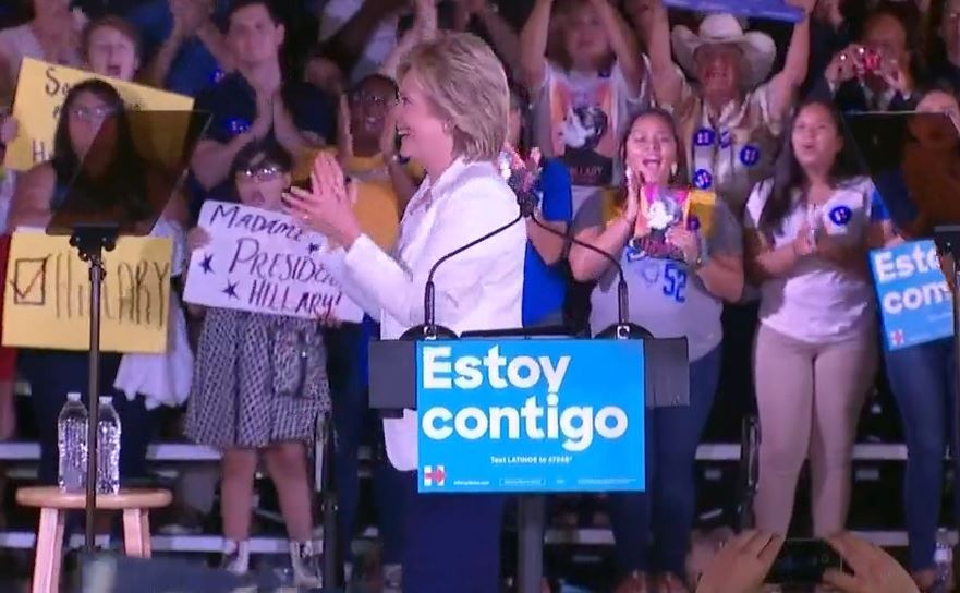 Why Hillary Clinton says She Could Turn Texas Blue