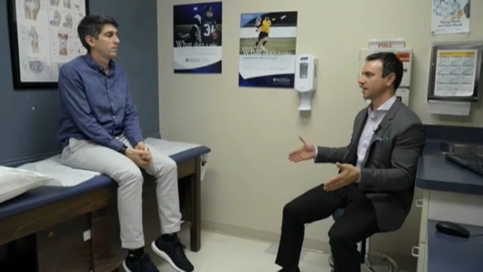 New athletic hip procedure gives future dad hope