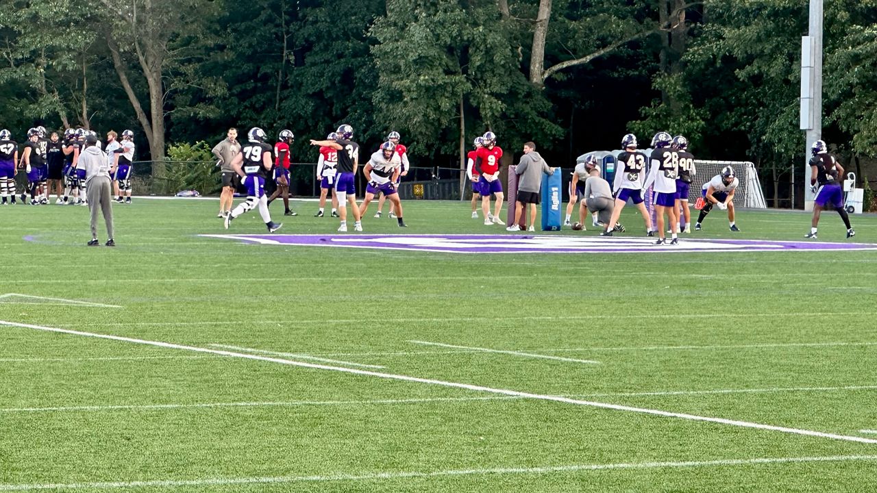 Holy Cross football preparing for tough game against Harvard