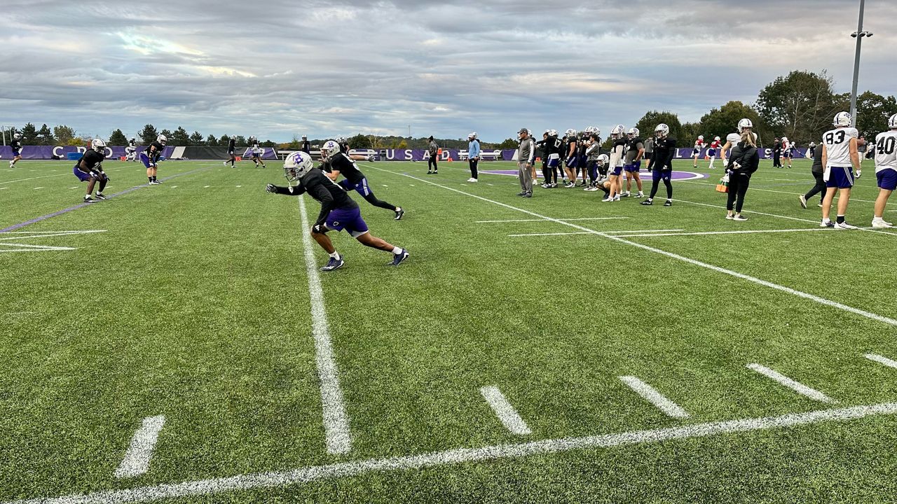 Holy Cross football savors home-field advantage