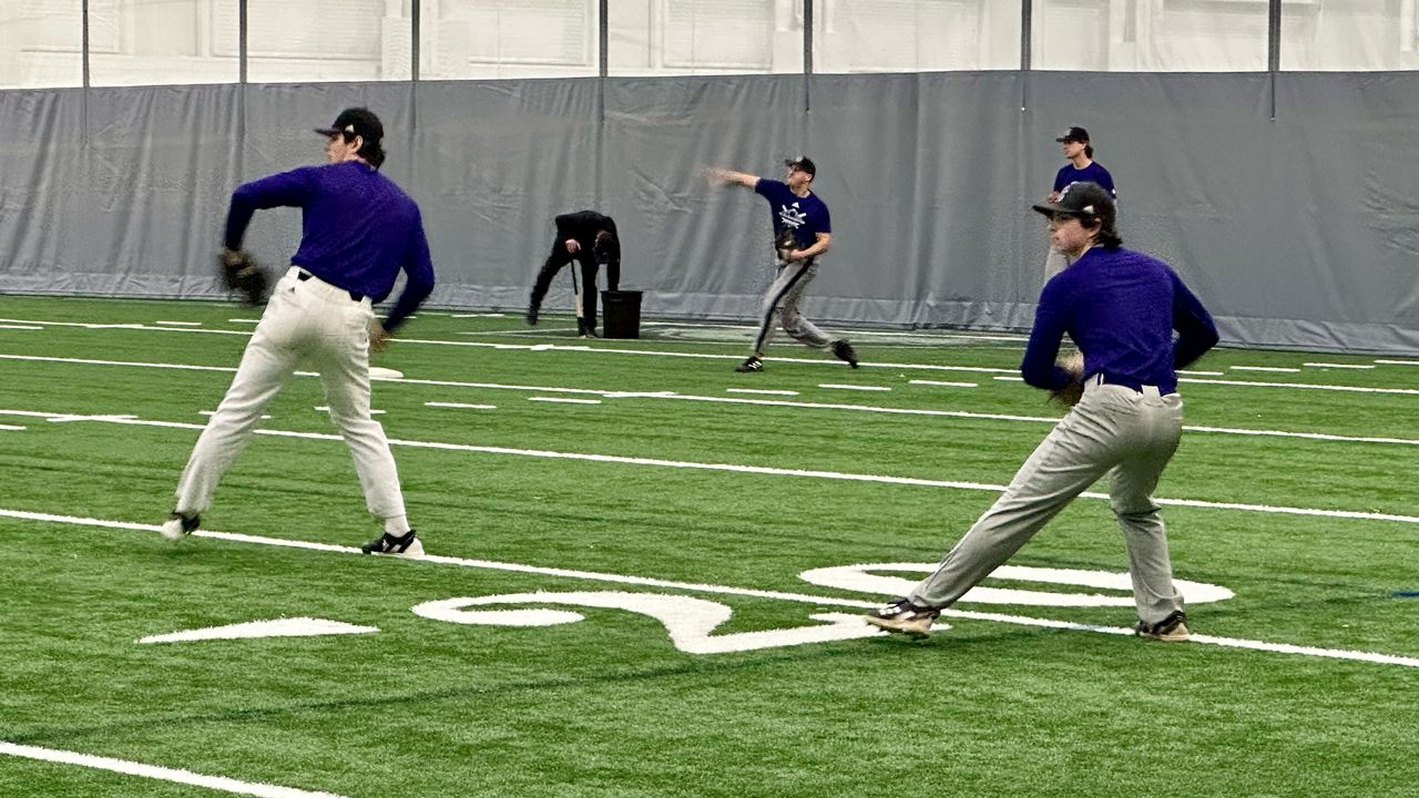 No outdoor practice no problem for Holy Cross baseball team