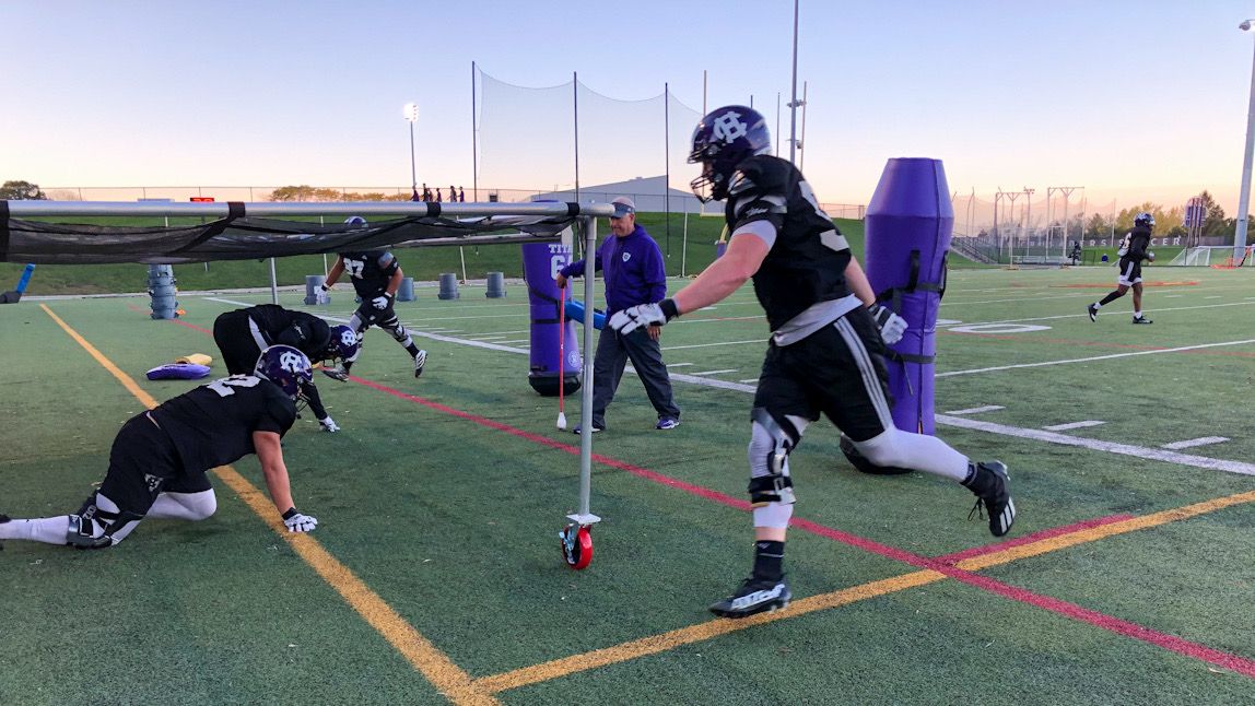 The Holy Cross football team is making history this Saturday