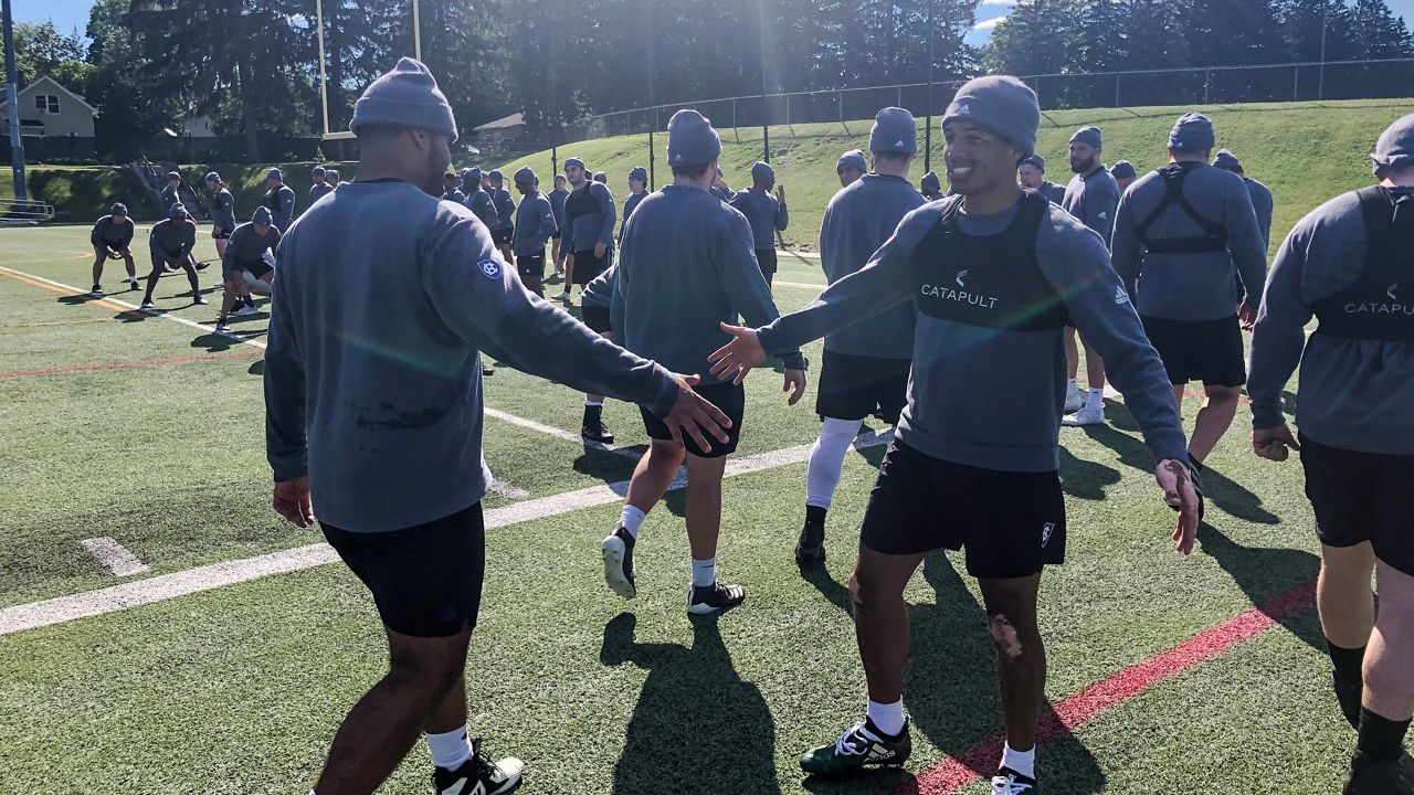 Holy Cross Football Logo