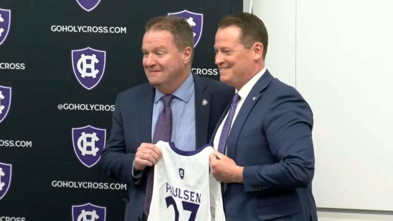 Holy Cross introduces Dave Paulsen as new basketball coach