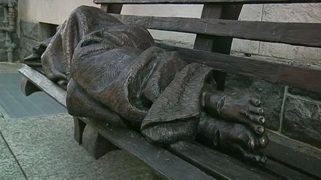 Homeless Jesus Sculpture Turns Heads in Nation's Capital