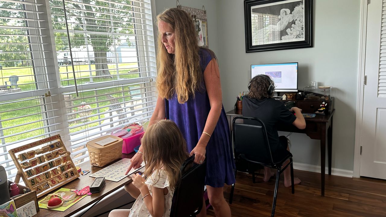 A day in the life of a homeschooling family