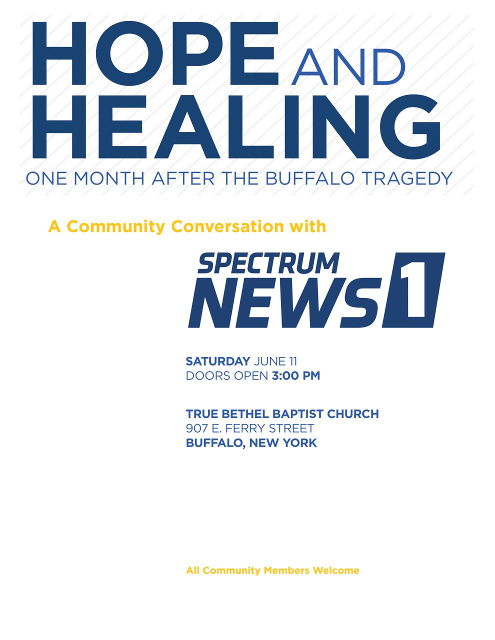 Spectrum News 1 holds special town hall June 11