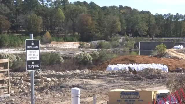 Construction on Hope Mills Dam Resumes Following Matthew