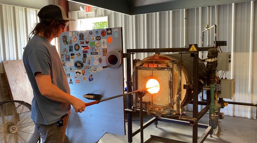 Hot glass is blowing up in popularity in Charlotte