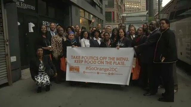 Food Bank Brings Fight to End Hunger to Nation's Capital