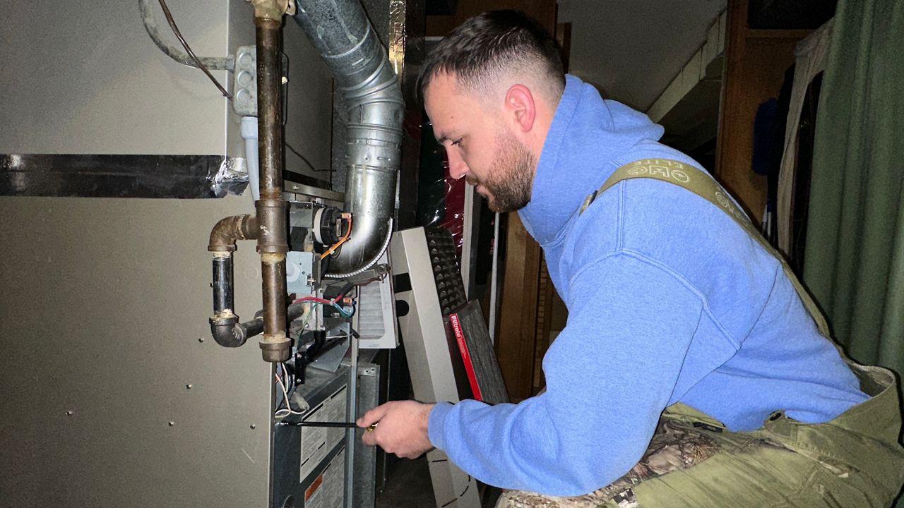 Cold Temps increases workload for HVAC technicians