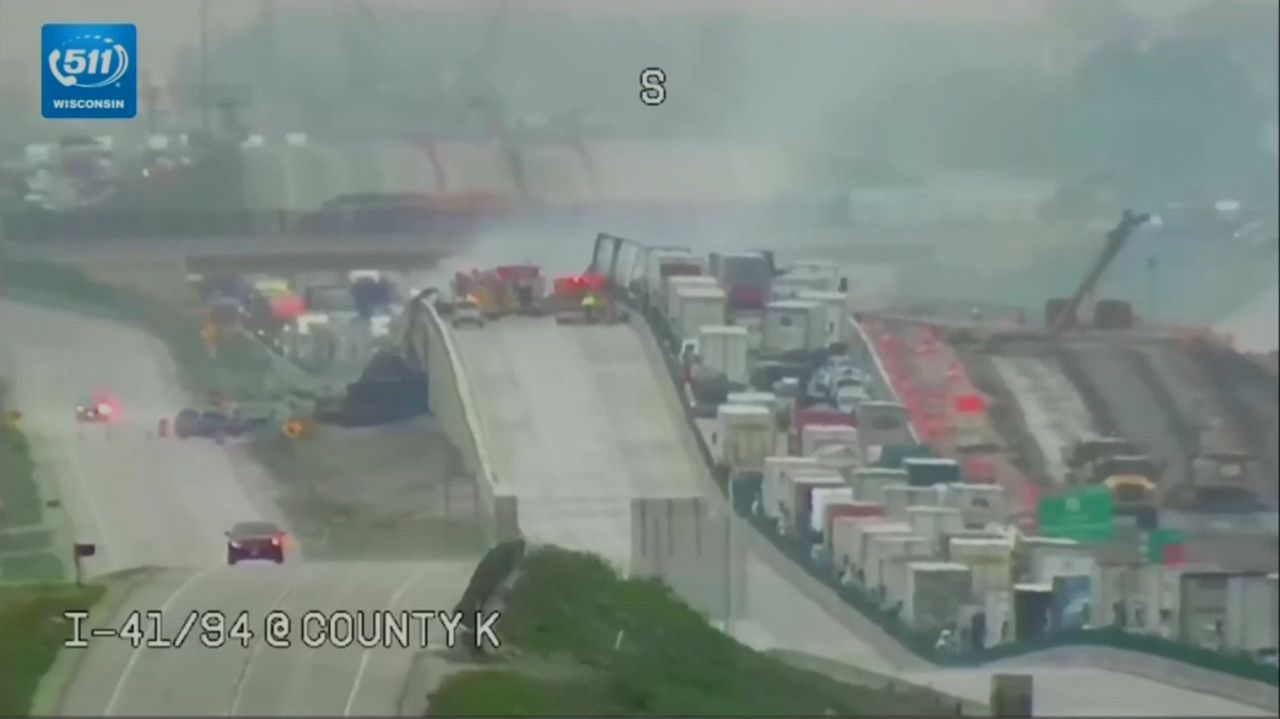 Two dead in semi explosion on I-94 in Wisconsin
