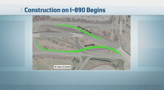 Construction to Reconfigure I-890 Interchange Begins in Schenectady