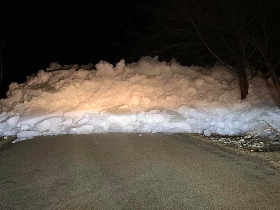 Ice, ice, baby: How ice shoves pile up on area shorelines