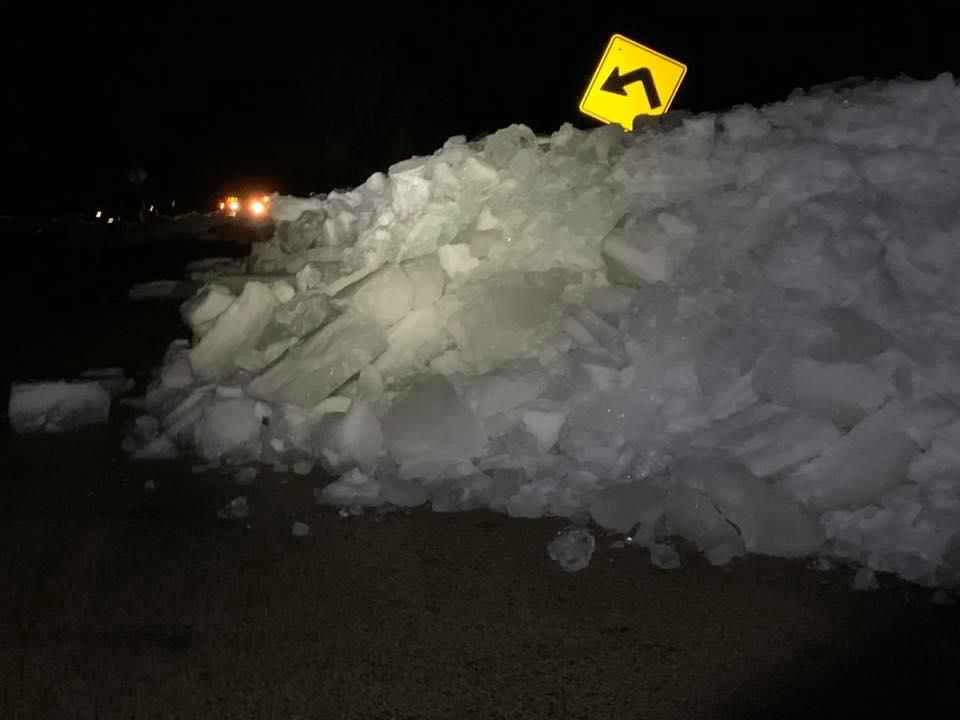 Ice, ice, baby: How ice shoves pile up on area shorelines