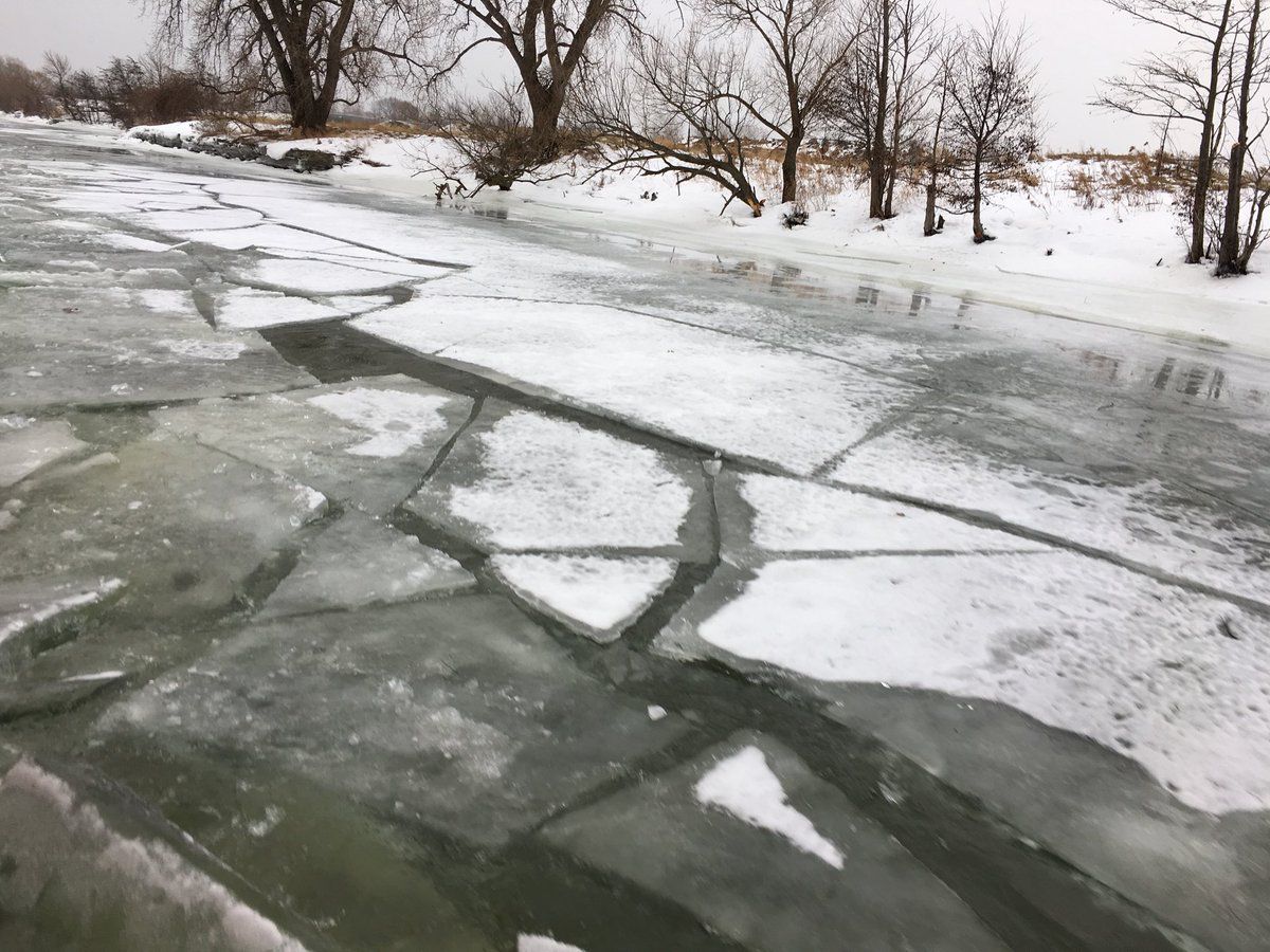 PHOTO GALLERY: Breaking up ice in the Buffalo River