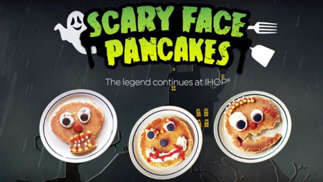 IHOP Offering Free 'Scary' Pancakes for Kids on Halloween