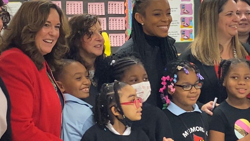 Top education official visits Cleveland schools