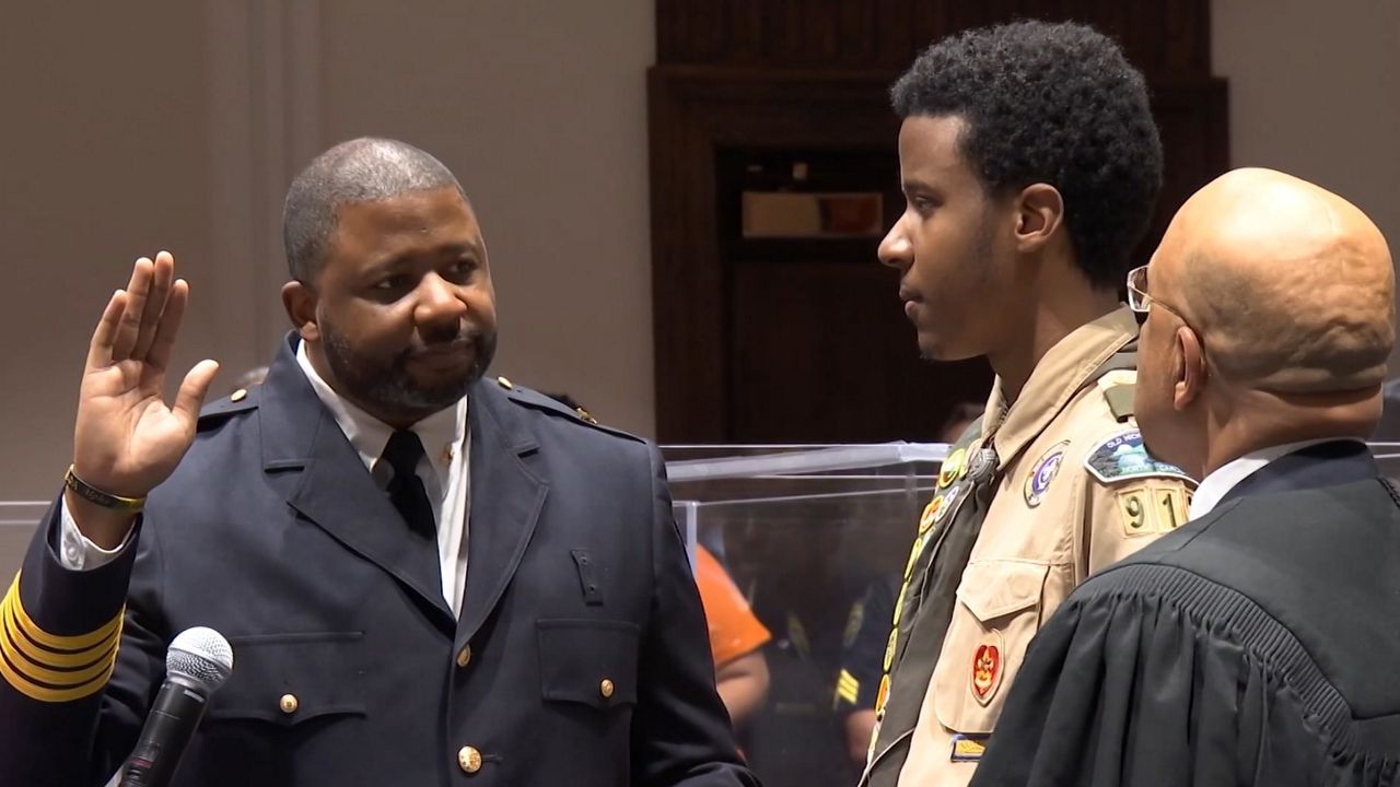 Winston-Salem police chief sworn in
