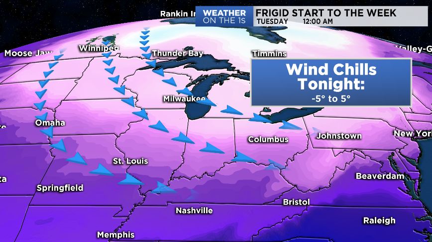 Frigid Temperatures Overnight