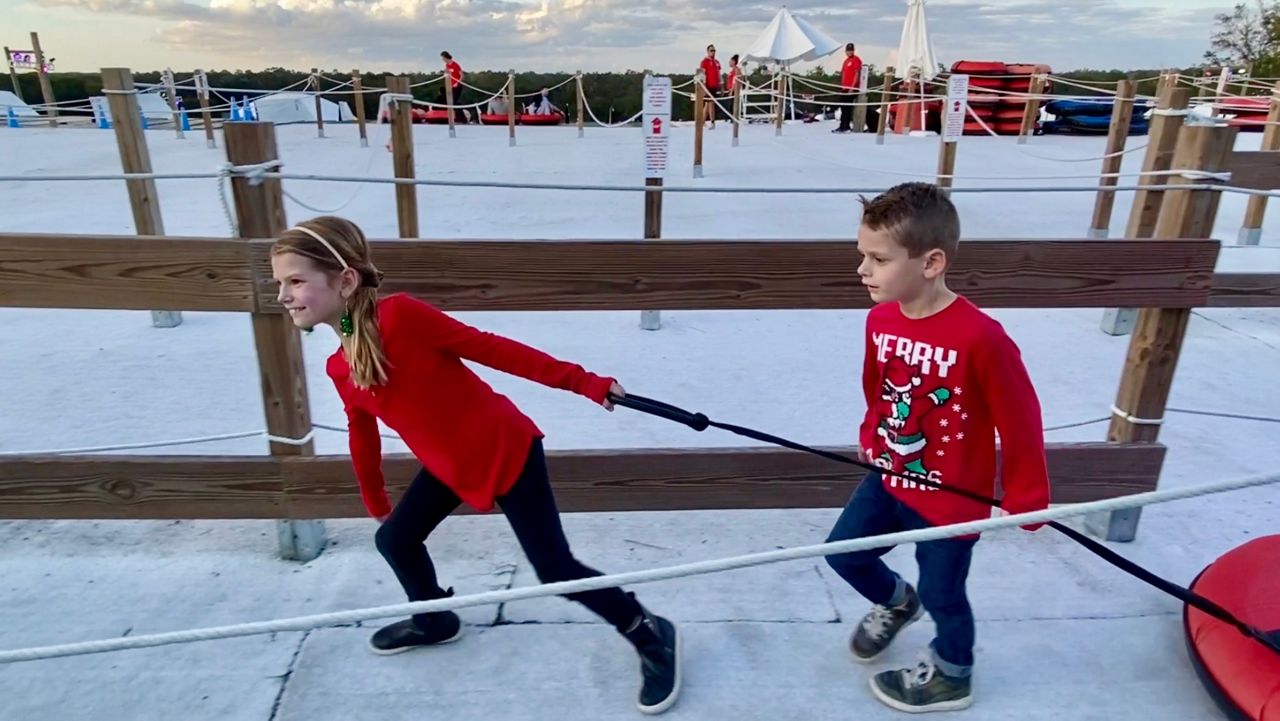 Forecast is 100% Snow Snowcat Ridge in Dade City