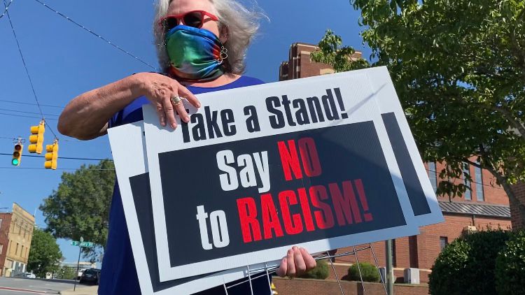 Yard Signs Stand Against Racism and Help Future Students