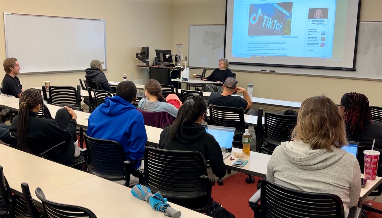 College students discuss TikTok use in the classroom