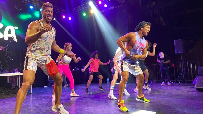 Hundreds attend Zumba master class return in Queens