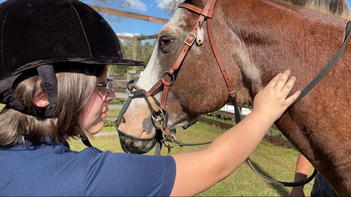Equine therapy center in Manatee helps with mental health