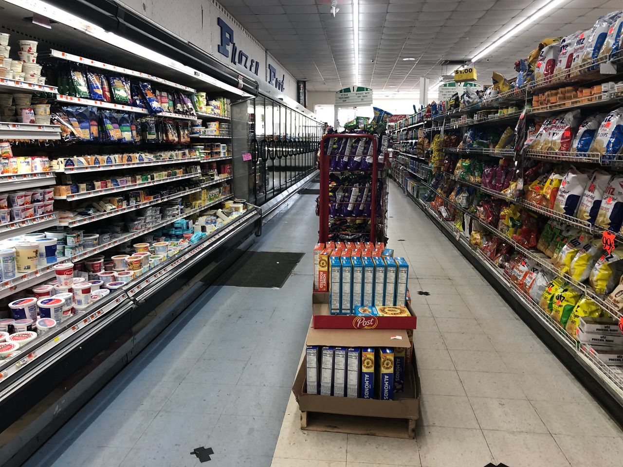 Small Grocery Store Selling Essentials During Pandemic