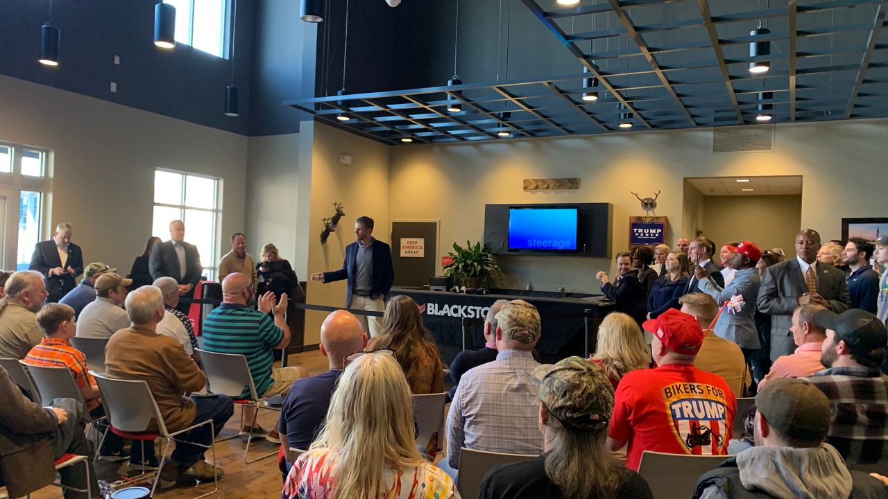 Eric Trump Hosts Rally