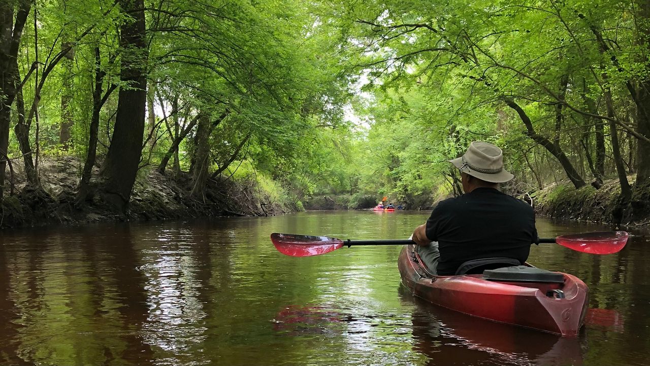 Cleaning out tribal river