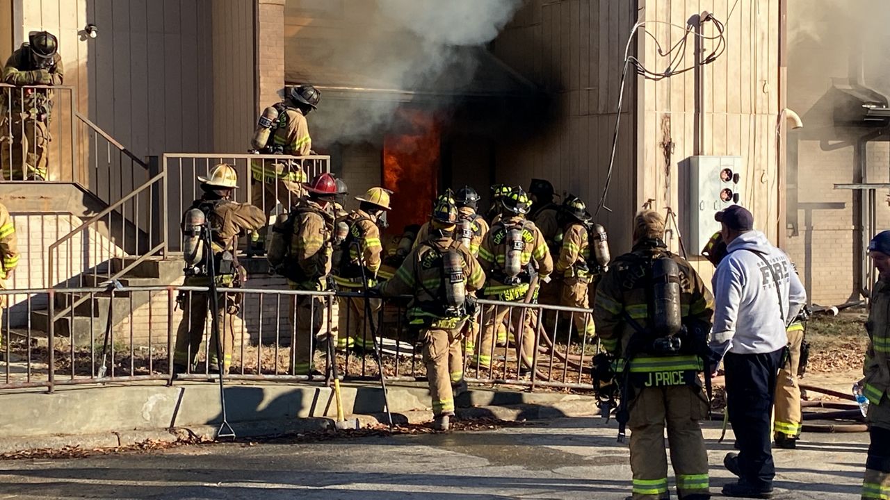 Firefighting in cold weather