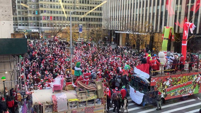 SantaCon takes place in Manhattan
