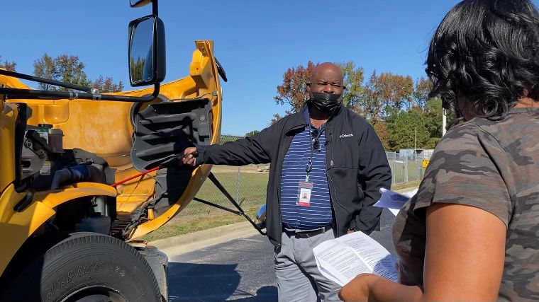 In bus driver shortage, training continues