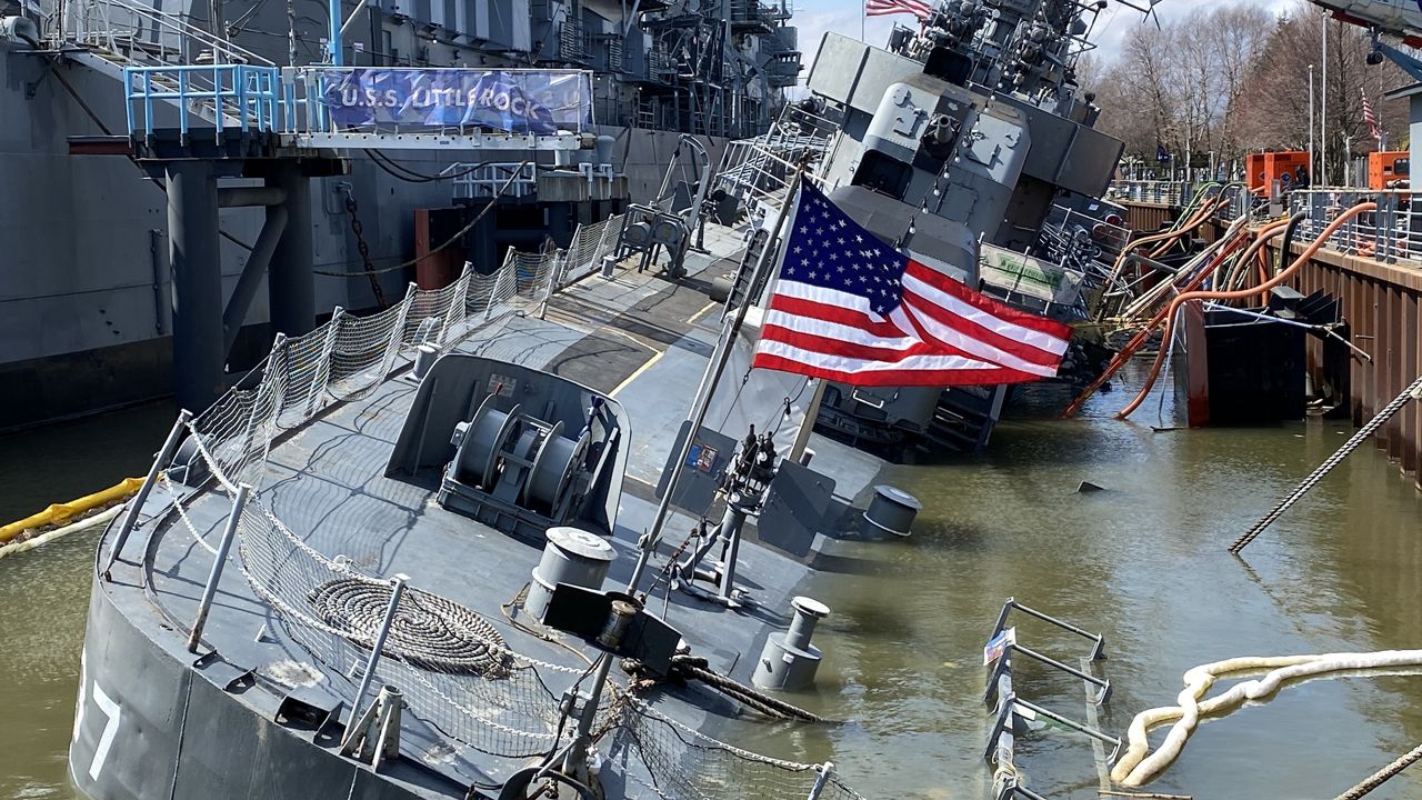 Corrective efforts underway to save USS The Sullivans