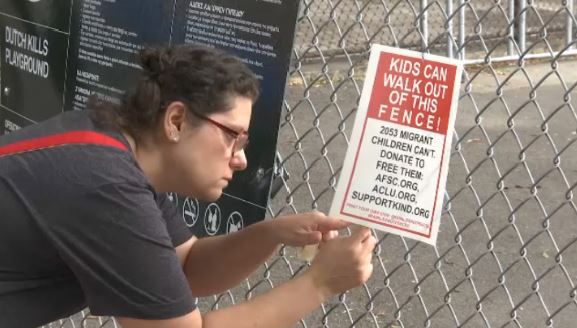 Posters send message on immigration concerns across Queens