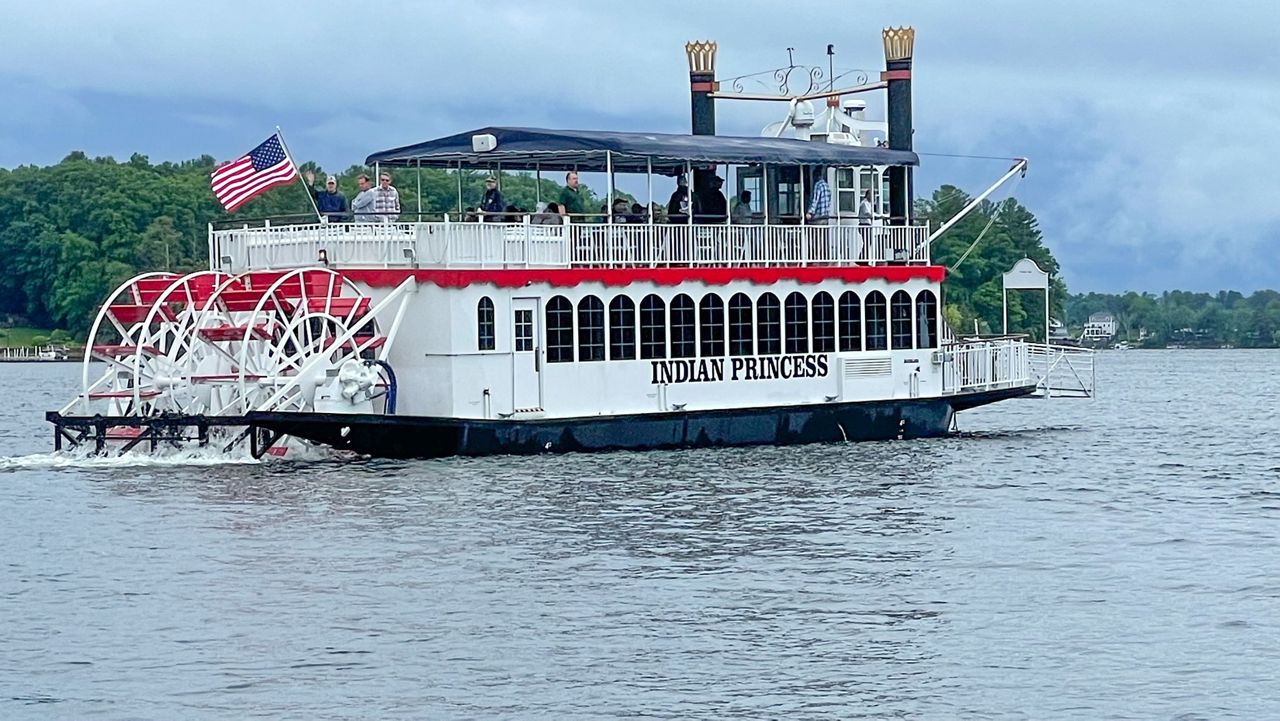 Indian Ranch celebrates Flag Day on Webster lake